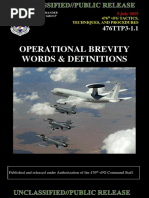 Multiservice Tactical Brevity Code | PDF | Transponder (Aeronautics ...