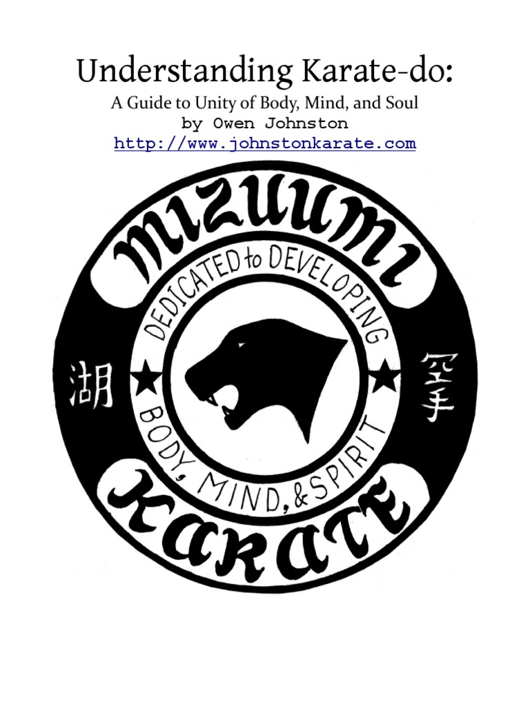 Understanding Karate-Do (A Guide To Unity of Body, Mind and Soul) | PDF ...