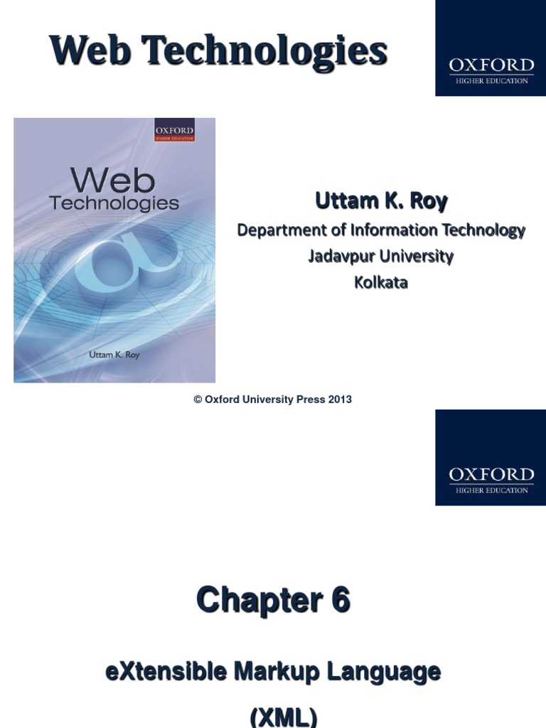 355 33 Powerpoint-Slides Chapter6 (XML) | PDF | Xslt | Xml 355 33 Powerpoint-Slides Chapter6 (XML) | PDF | Xslt | Xml