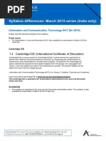 Syllabus: Cambridge IGCSE Information and Communication Technology 0417 | PDF | Computer Data ...