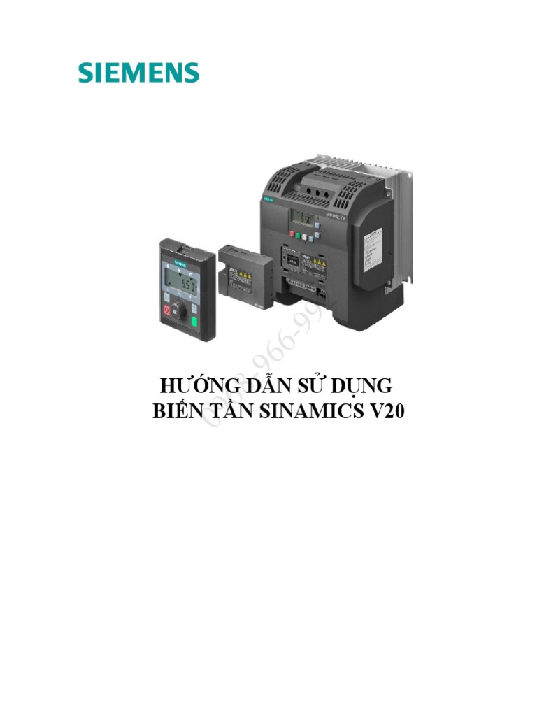 Manual Bien Tan Siemens Sinamics v20 Tieng Viet | PDF