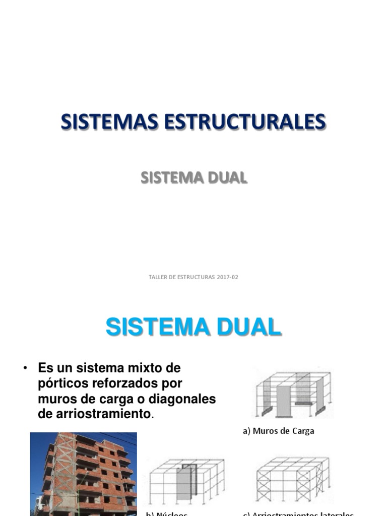 Sistema Dual en Construcción Estructural | PDF | Hormigón | Rigidez