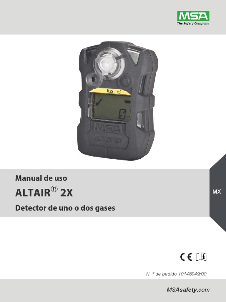 00 Operating Manual ALTAIR 2X - MX | PDF | Descarga electrostática ...
