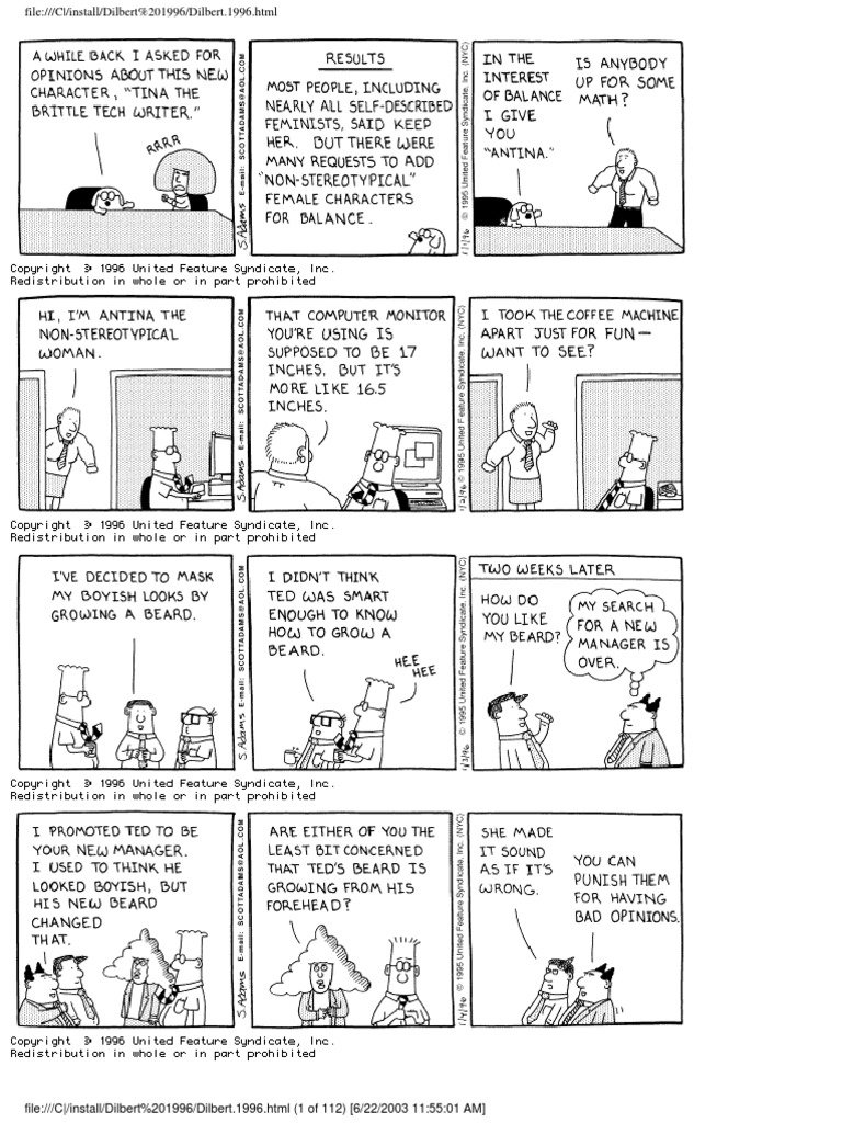 File:///c - /install/dilbert 1996/dilbert.1996.html (1 of 112) (6/22/2003 11:55:01 AM) | PDF