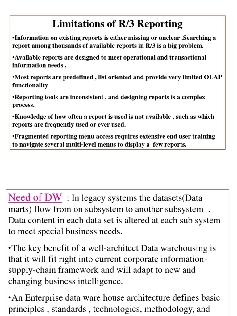 Biw Basics | PDF | Data Warehouse | Business Intelligence