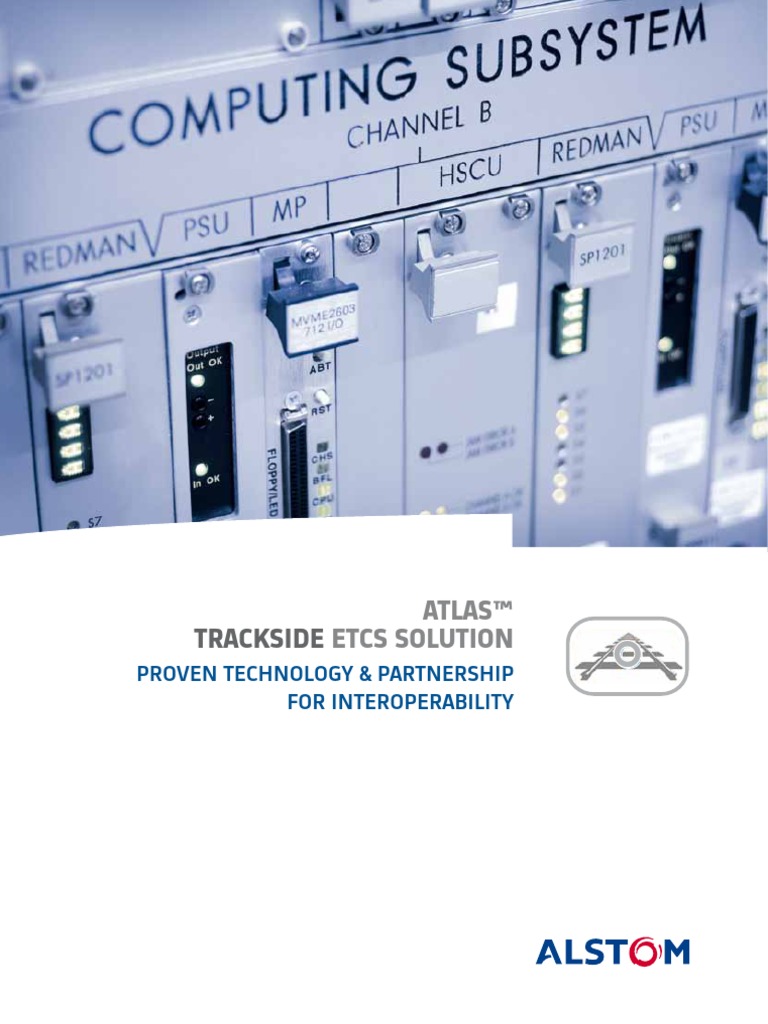 Alstom - Atlas Trackside - Brochure - en | PDF | Engineering | Rail ...