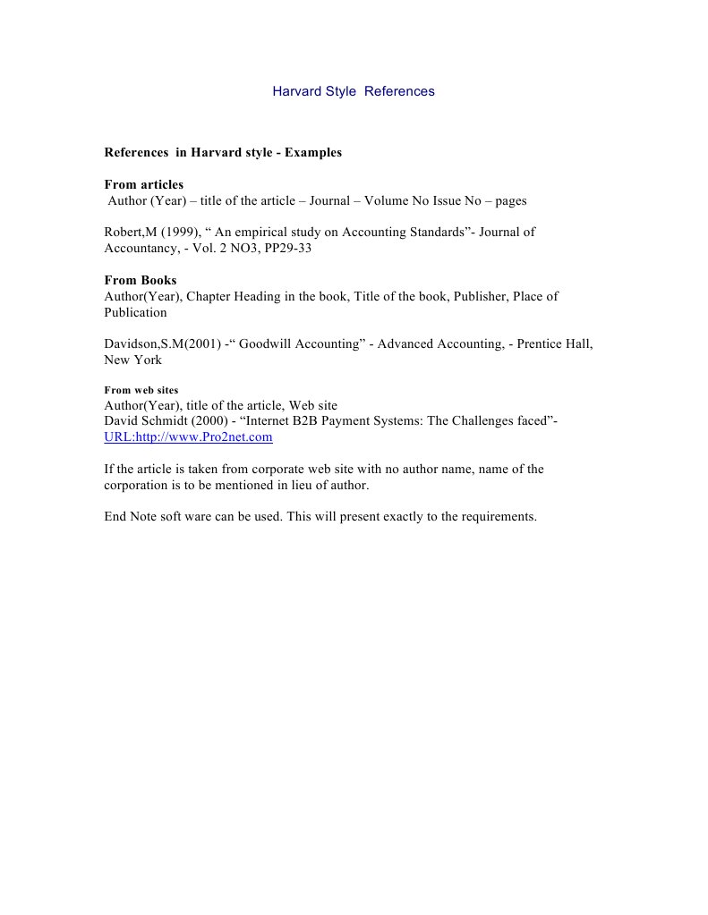 Harvard Style References | PDF | Computers
