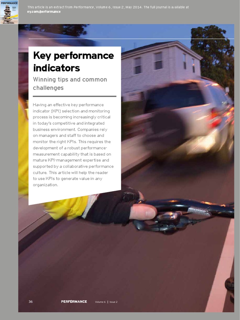 EY Performance Key Performance Indicators | PDF | Performance Indicator ...