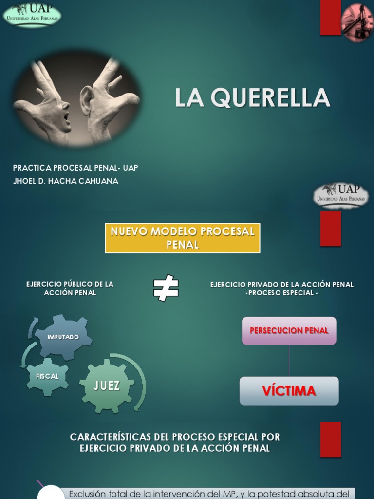 La Querella - Practica Proc. Penal | Descargar gratis PDF | Queja | Derecho penal