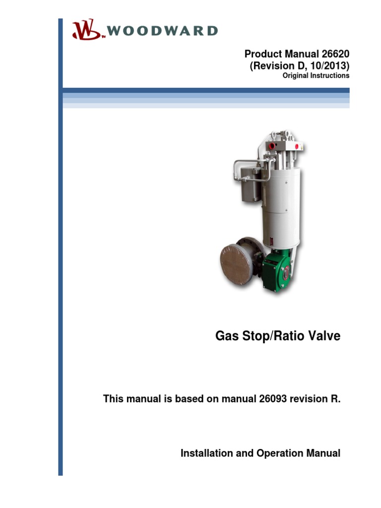 Frame 7fa Stop Ratio Valve | PDF | Valve | Actuator