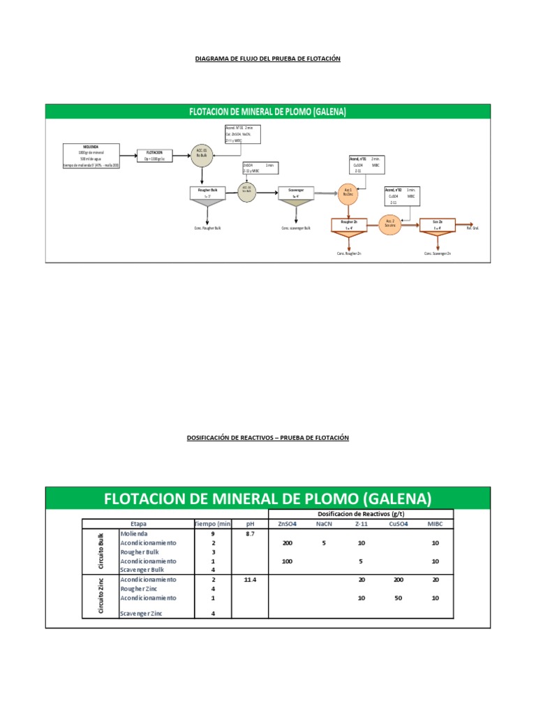 Diagrama de Flujo Del Prueba de Flotación | PDF