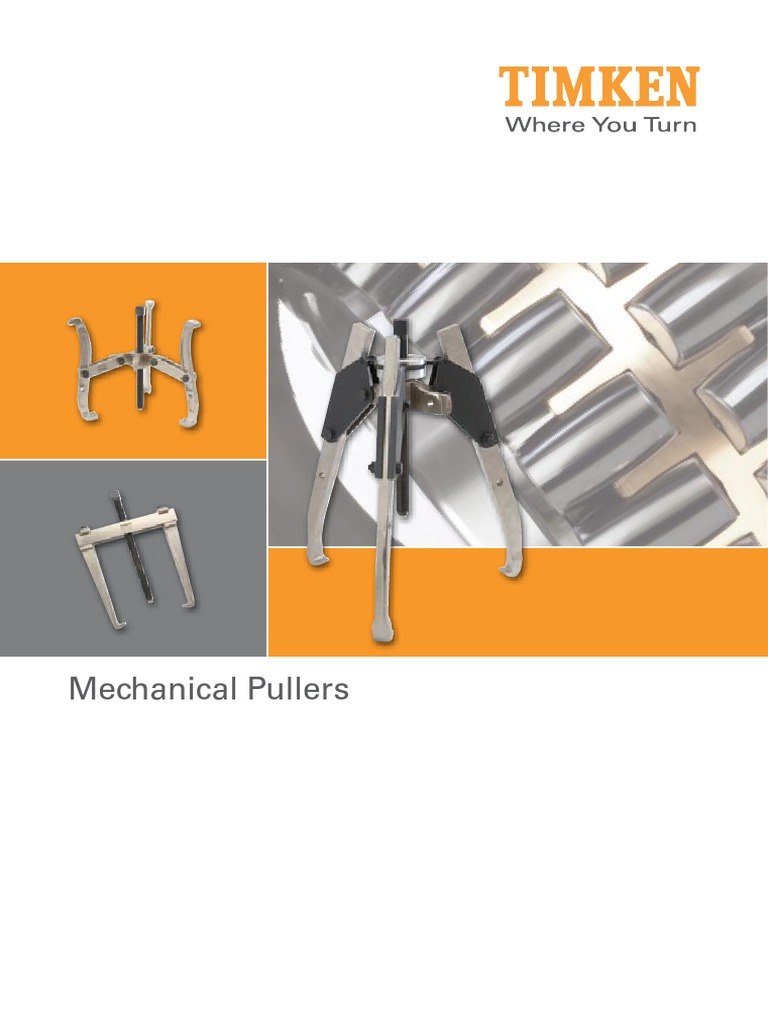 Mechanical Puller Catalog - EU PDF | Bearing (Mechanical) | Gear