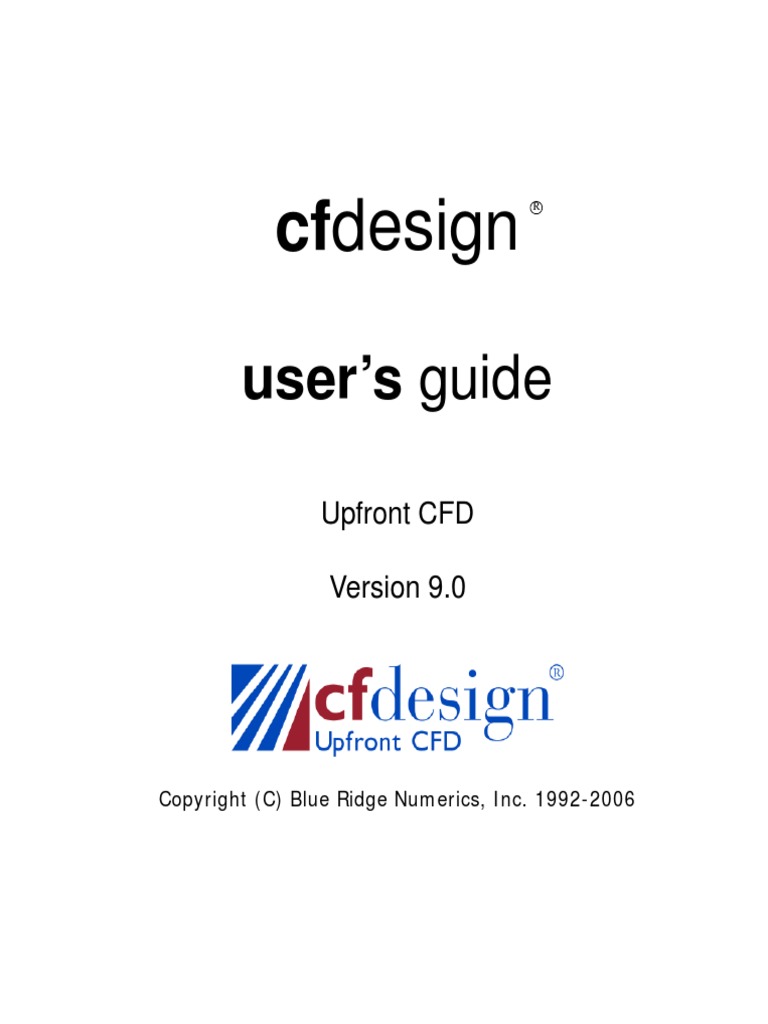 Cfdesign Manual PDF | PDF | Finite Element Method | Mathematical Analysis