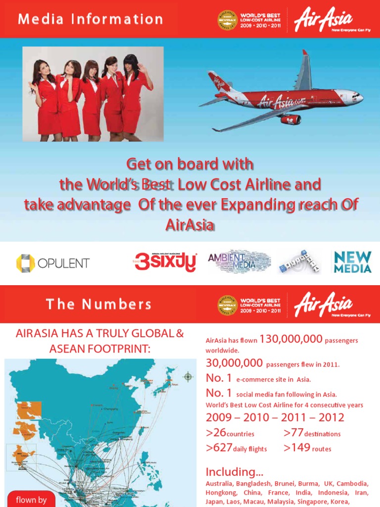 AirAsia Branding RateCard 2015 | PDF | Communication | Marketing