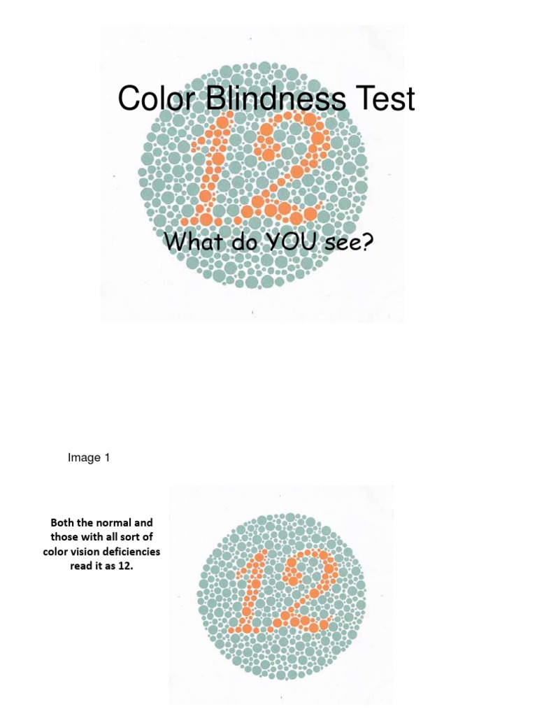 Color Blindess Test | PDF | Color | Communication Design