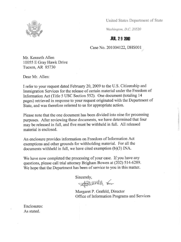 Allen V USCIS/DHS FOIA Release - Lolo Soetoro (Obama's Step-Father) U.S ...