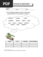 Evaluación Palabras Agudas, Graves y Esdrújulas | PDF | Idiomas ...
