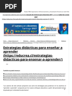 Los Métodos Globalizados en Educación Infantil | PDF | Aprendizaje | Maestros