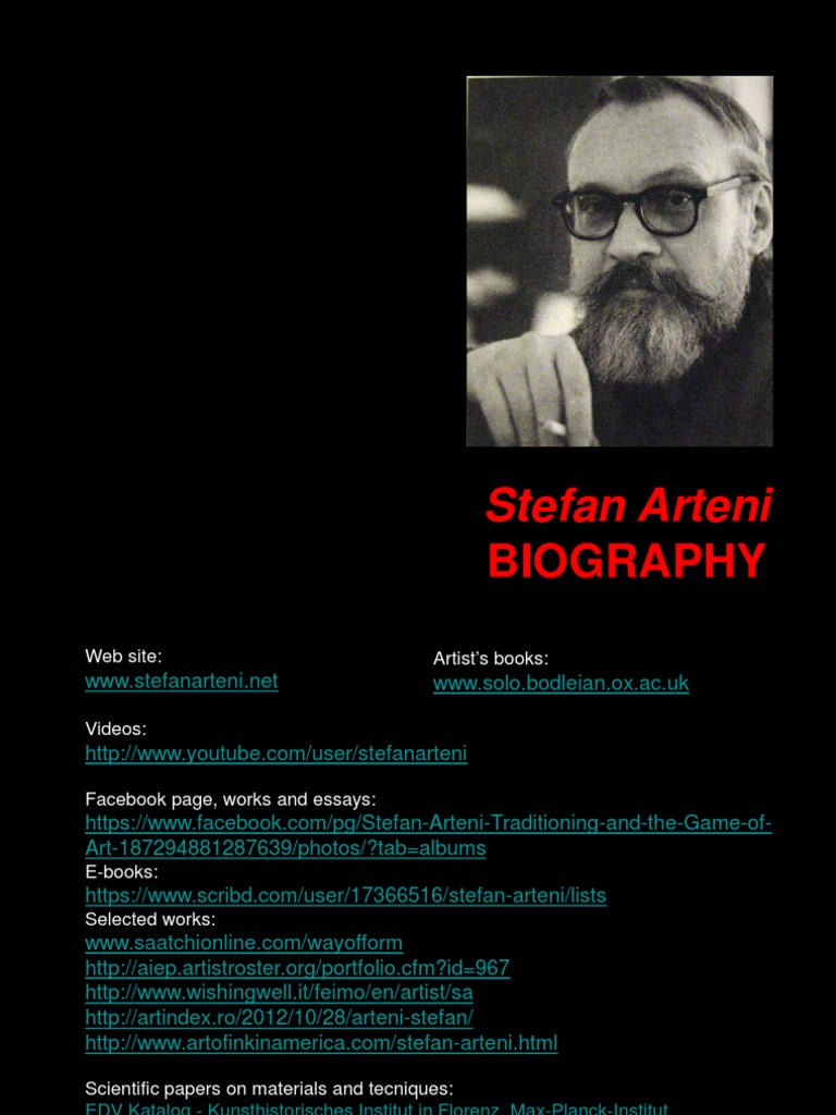 Stefan Arteni: Calligraphy and Artistry | PDF | Calligraphy | Collage