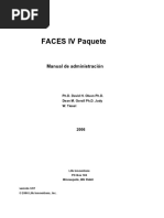 Faces Iii | PDF | Pruebas psicologicas | Análisis de los datos