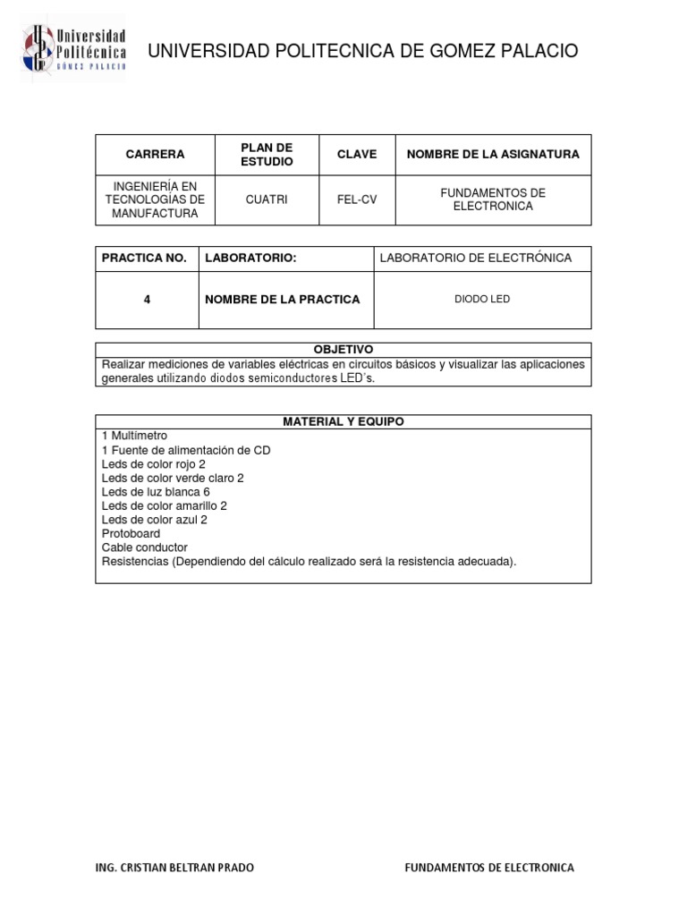 Análisis de Diodos LED: Ánodo y Cátodo | PDF | Diodo emisor de luz | Diodo