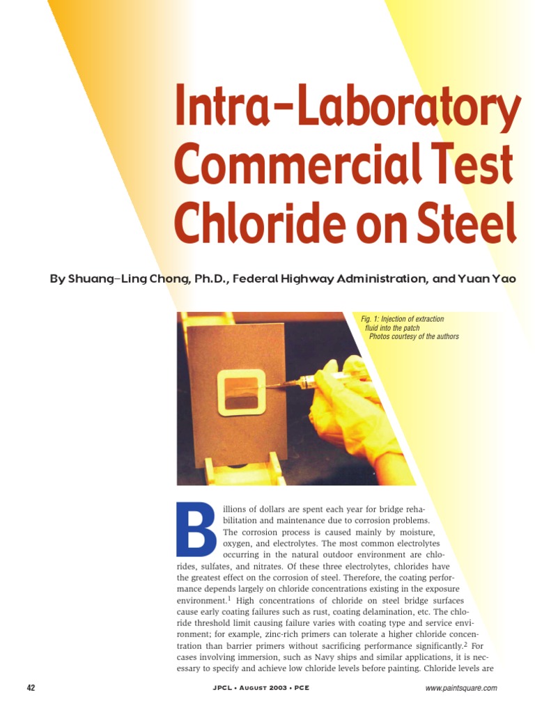 Intra Laboratory Assessment of Commercial Test Kits for Quantifying ...