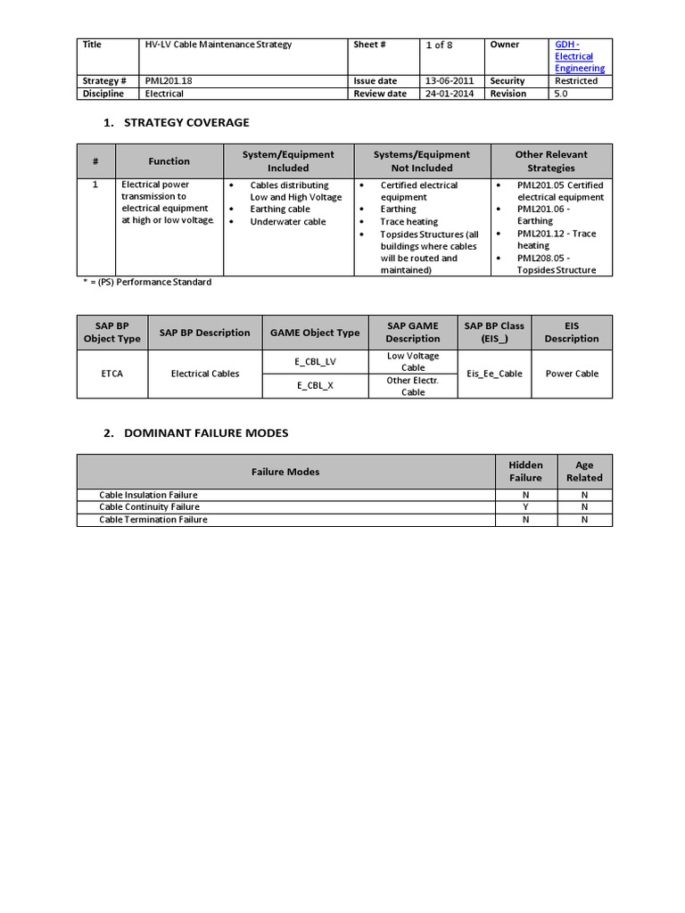 HV-LV Cable | PDF | Electrical Resistance And Conductance | Insulator ...