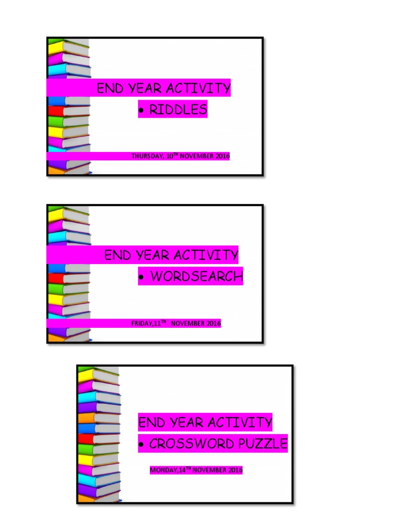 End Year Activity | PDF