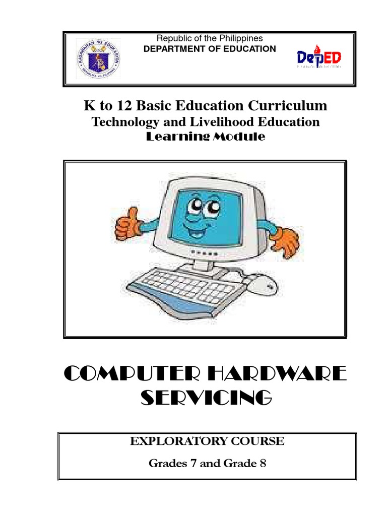K To 12 PC Hardware Servicing Learning Module (2 Files Merged) | PDF | Computer Data Storage ...