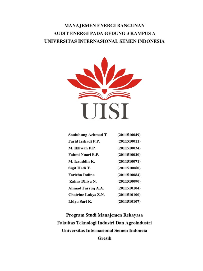 Laporan AUDIT Gedung 3 Kampus A UISI | PDF