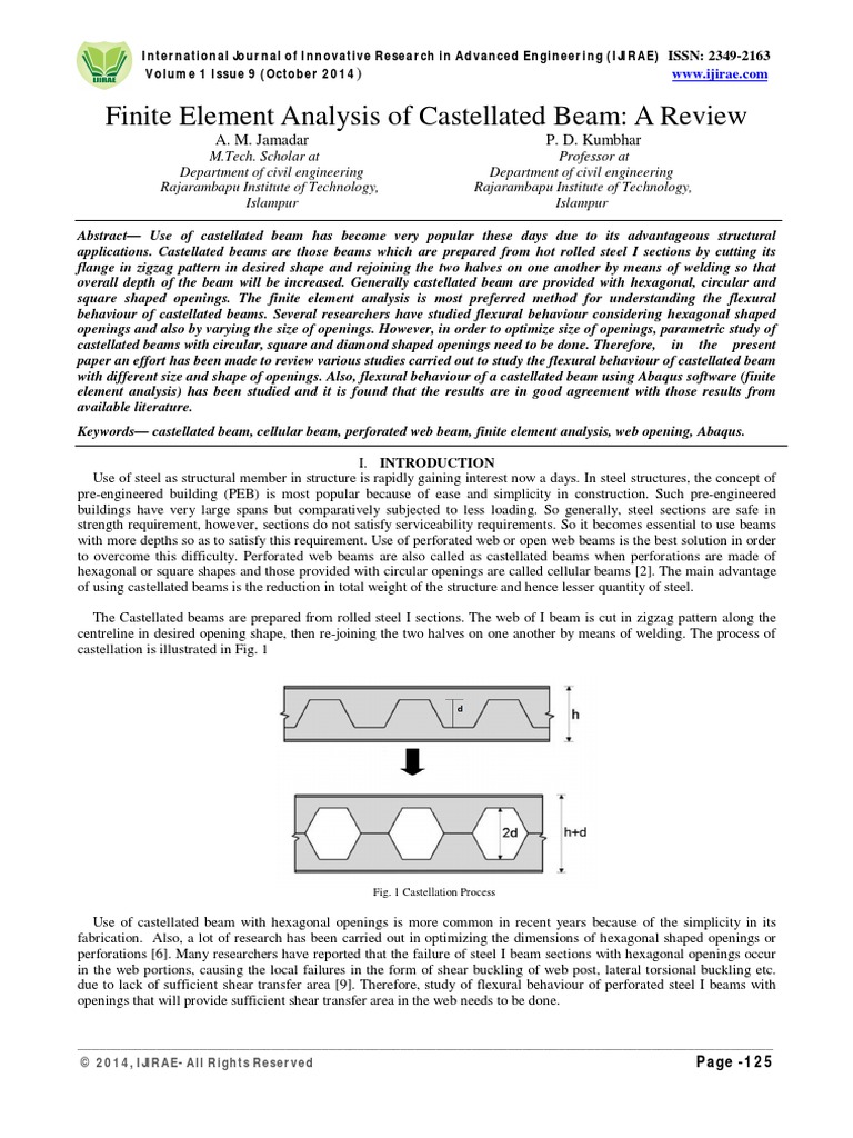 Vigas Casteladas PDF | PDF | Beam (Structure) | Buckling