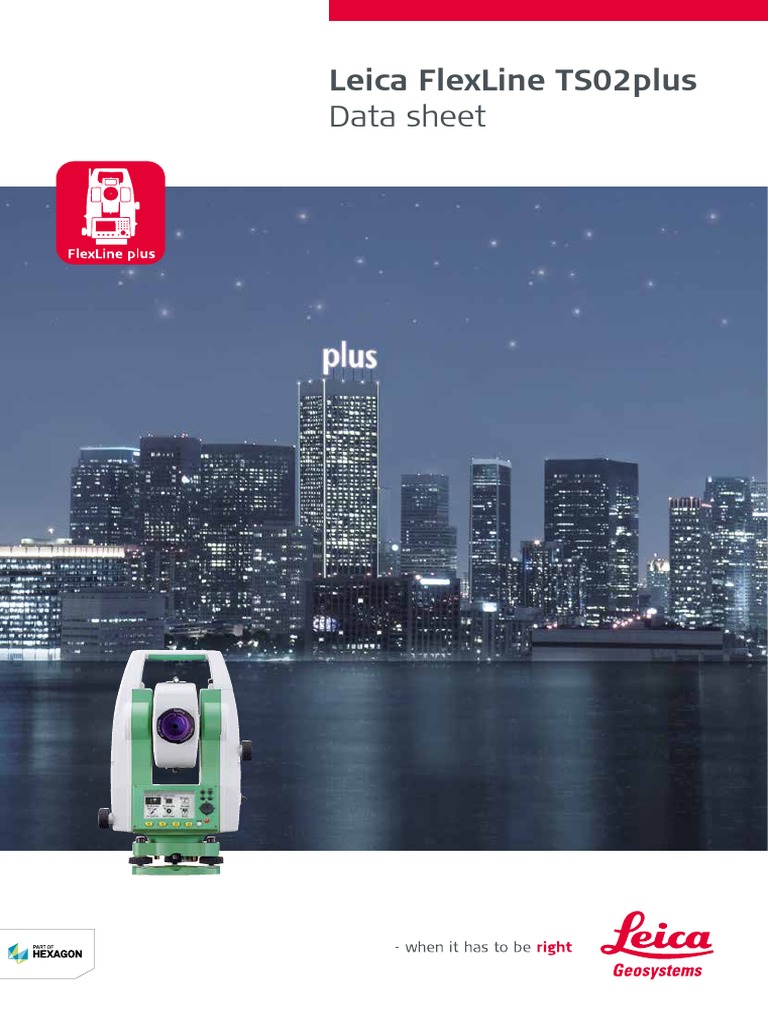 Leica TS02 Brochure | PDF | Surveying | Science