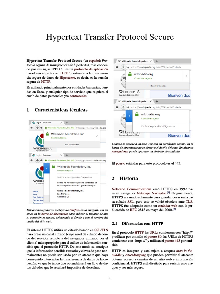 Hypertext Transfer Protocol Secure | Comunicación segura | Seguridad y ...