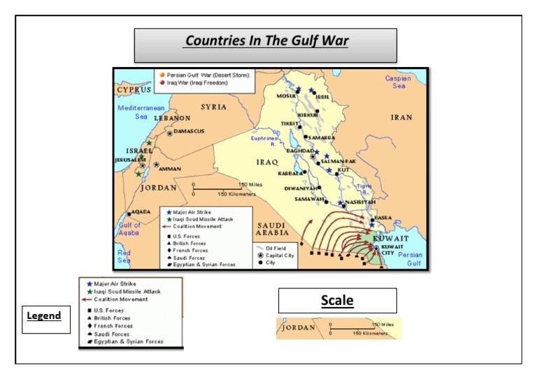 Countries in Gulf War 1 | PDF | Unrest