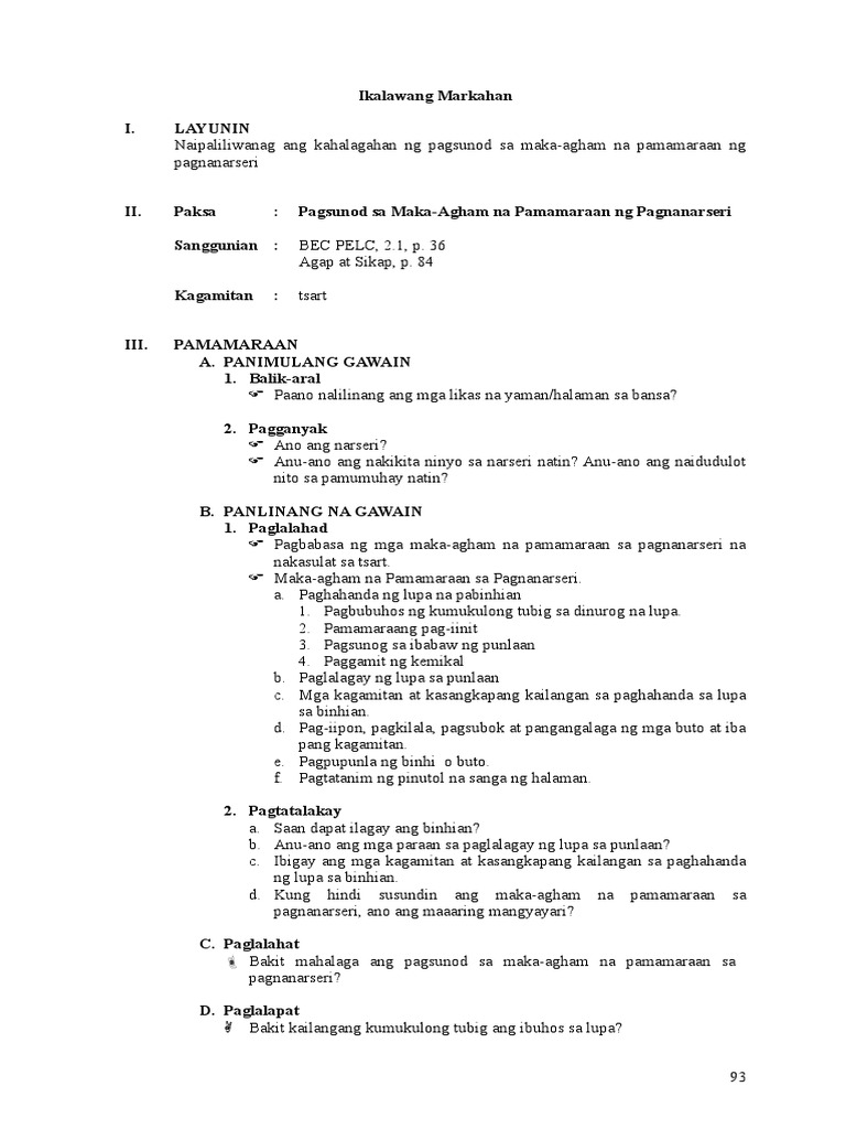 2nd Grading Period Epp Detailed | PDF