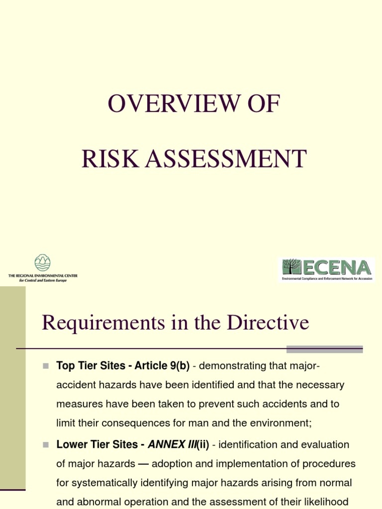 06 Overview of Ra1 | PDF | Risk Assessment | Risk