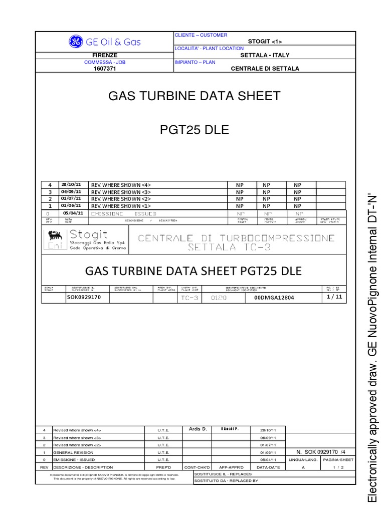 GE 616 Datasheet | PDF | Carbon | Turbine