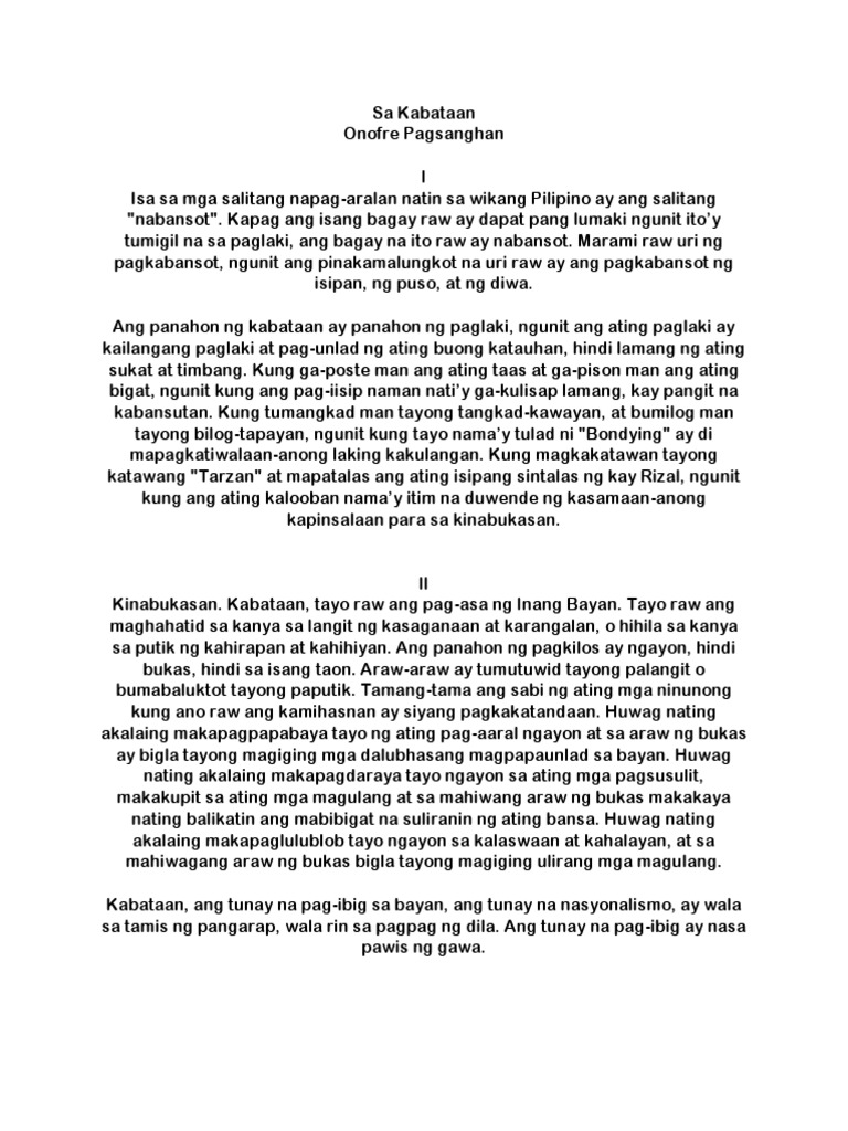 Talumpati | PDF