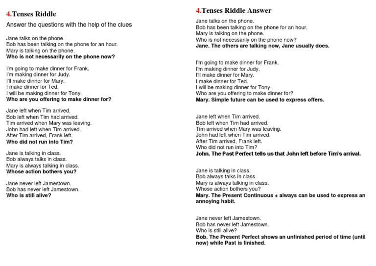 4.TESZT Angol | PDF | Perfect (Grammar) | Grammatical Tense