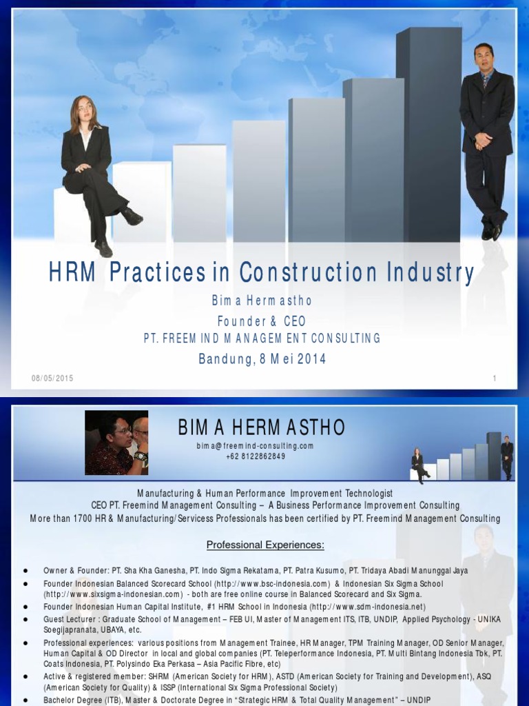 HRM Practices Boost Construction Industry Performance | PDF ...