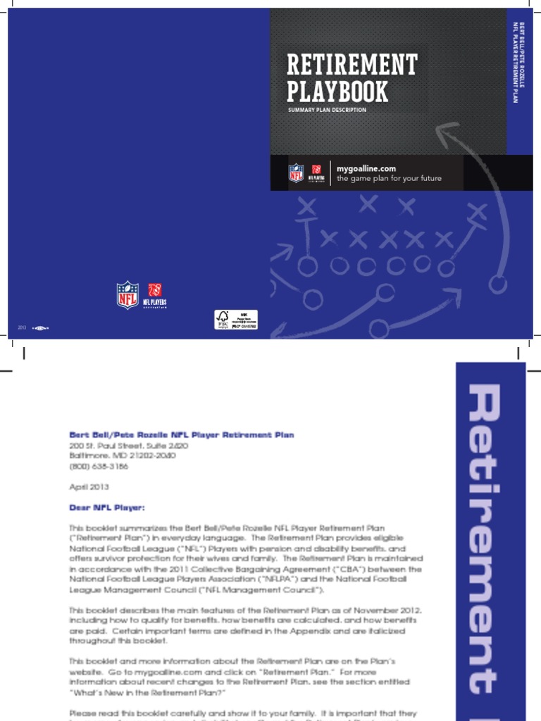 NFL Retirement Playbook | Life Annuity | Pension
