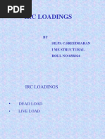 Loading Standards of Bridges, IRC Loading | PDF | Axle | Bridge