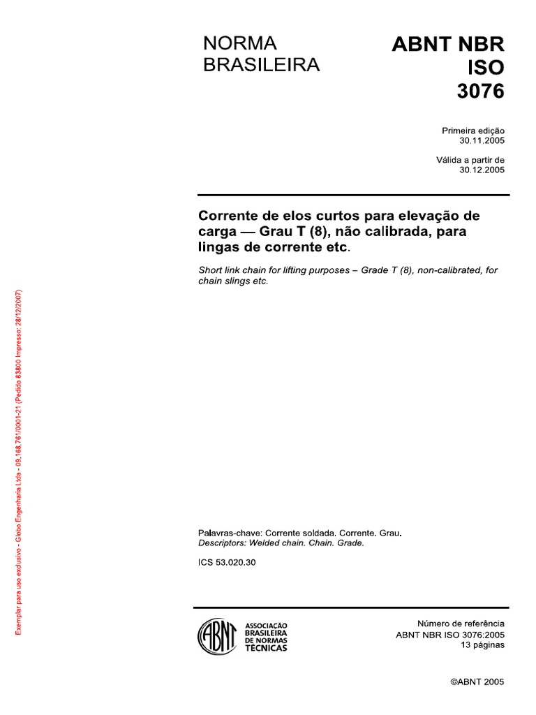 NBR Iso 3076 | PDF