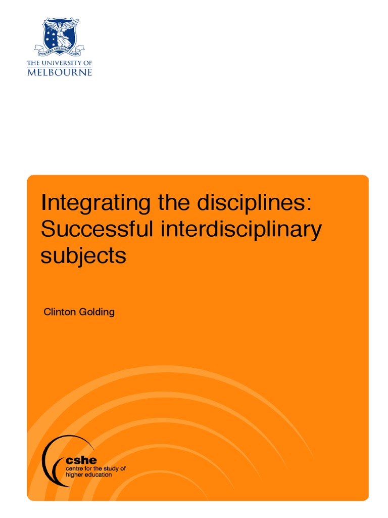 Interdisc Guide | PDF | Interdisciplinarity | Expert