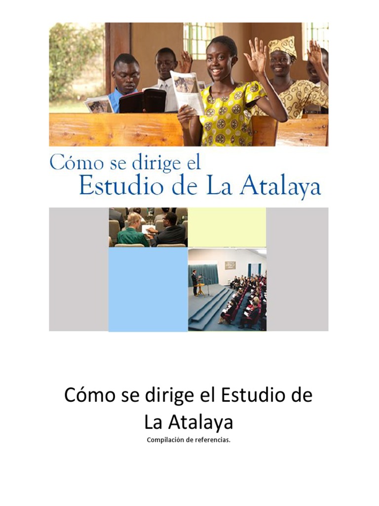 Como Se Dirige El Estudio de La Atalaya PDF | PDF | Lectura (proceso) | Biblia