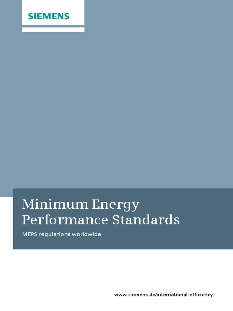 SIEMENS Meps Regulations en | PDF | Engines | Power Inverter
