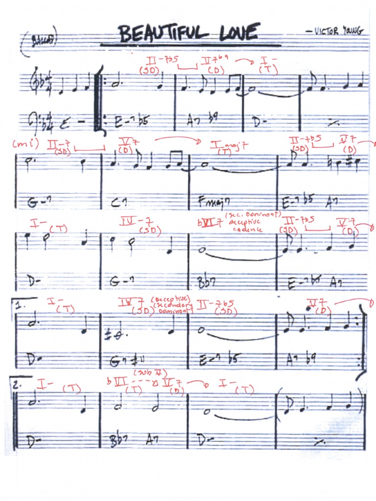 Beautiful Love Analysis | PDF