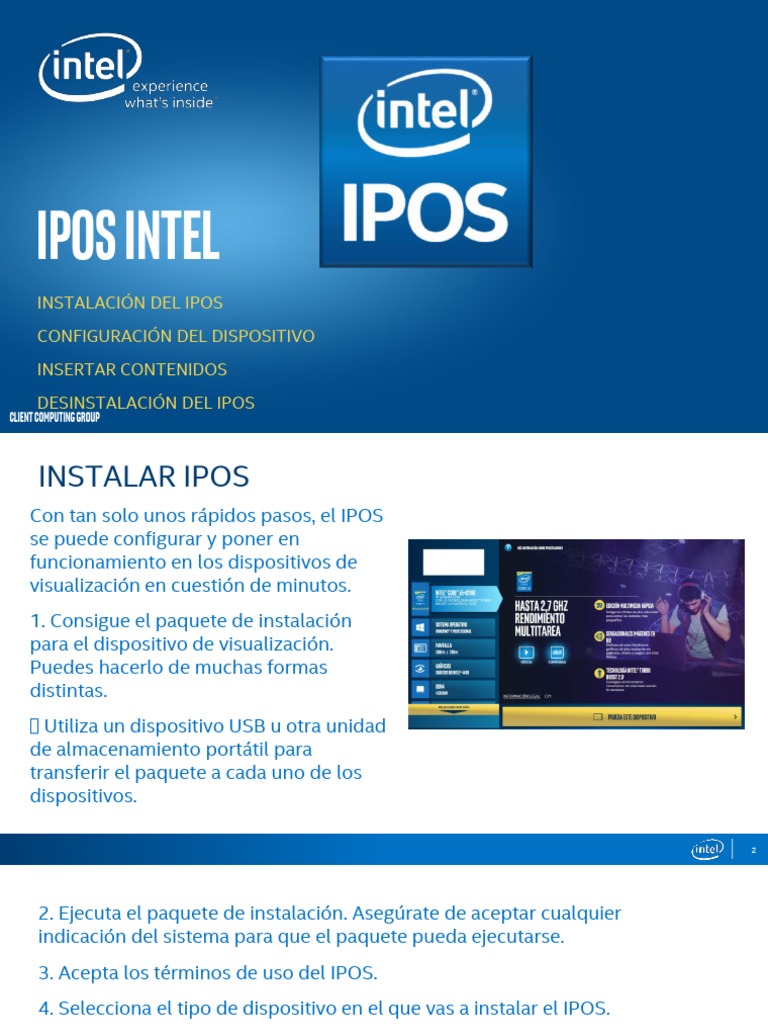 Guia Ipos Intel 2016 | PDF | Vídeo | Point and Click
