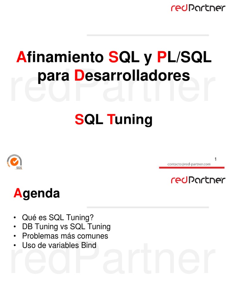 3.SQL Tuning | PDF | SQL | Bases de datos