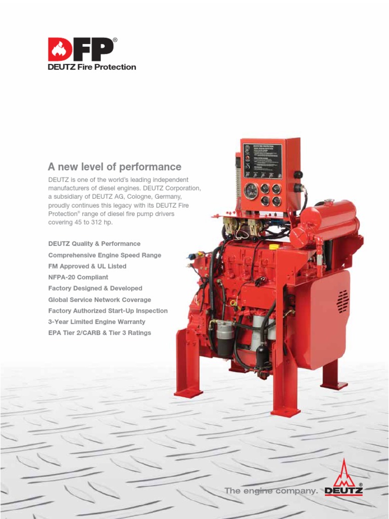 Deutz Fire Protection Engines | PDF | Turbocharger | Engines